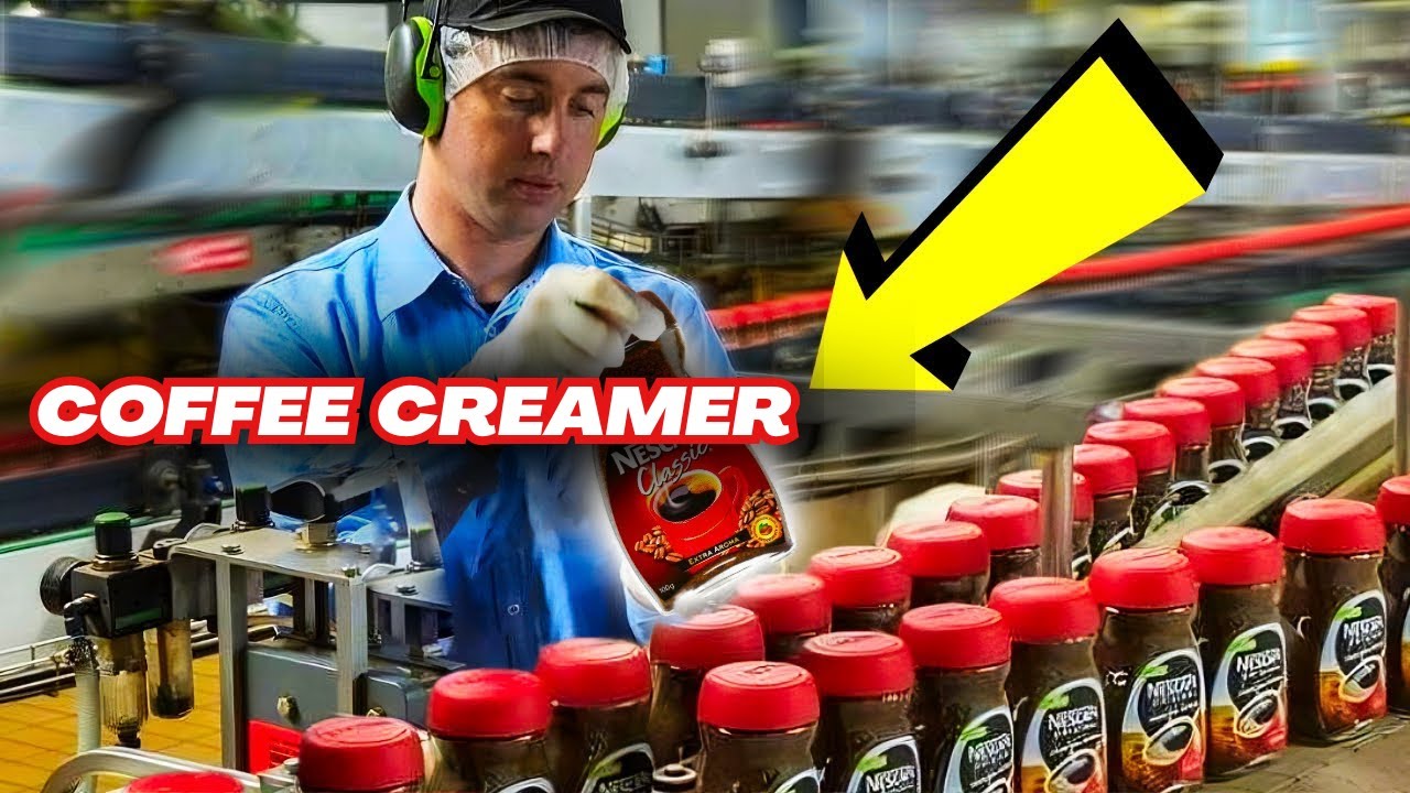 How It’s Made: Coffee Creamer and Liquid Coffee - Inside Factory ...
